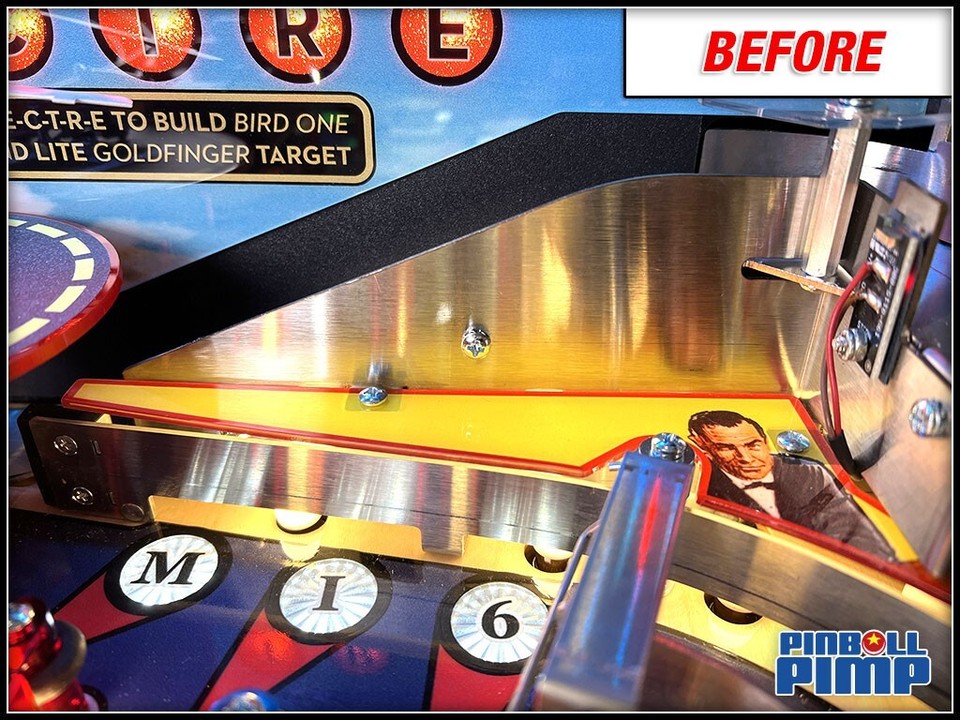 Stern James Bond 007 Pinball "GYROCOPTER" Custom NELLIE Decal Mod - A ...