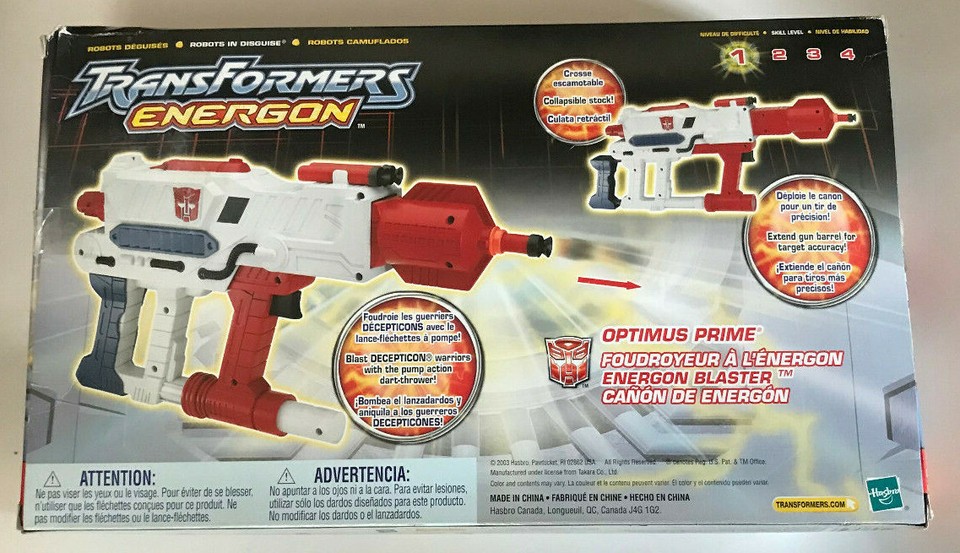 TRANSFORMERS OPTIMUS PRIME ENERGON BLASTER MIB HASBRO 2004 | eBay