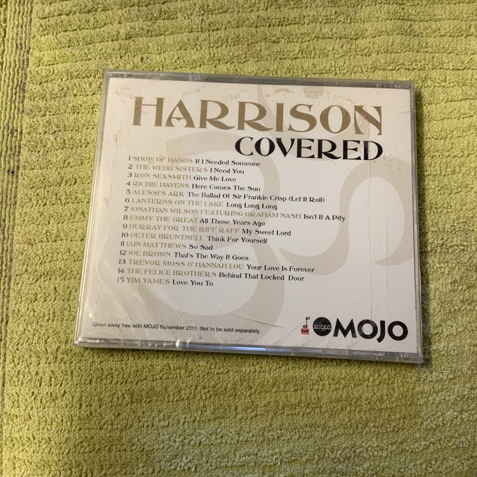 Mojo Presents Harrison Covered: Tribute to George (November 2008) New ...
