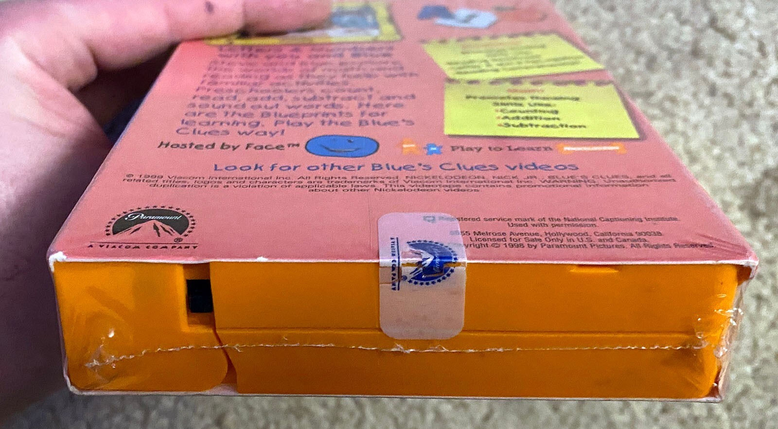 NEW VHS: Blue's Clues: ABC's and 123's: Nick | Grelly USA