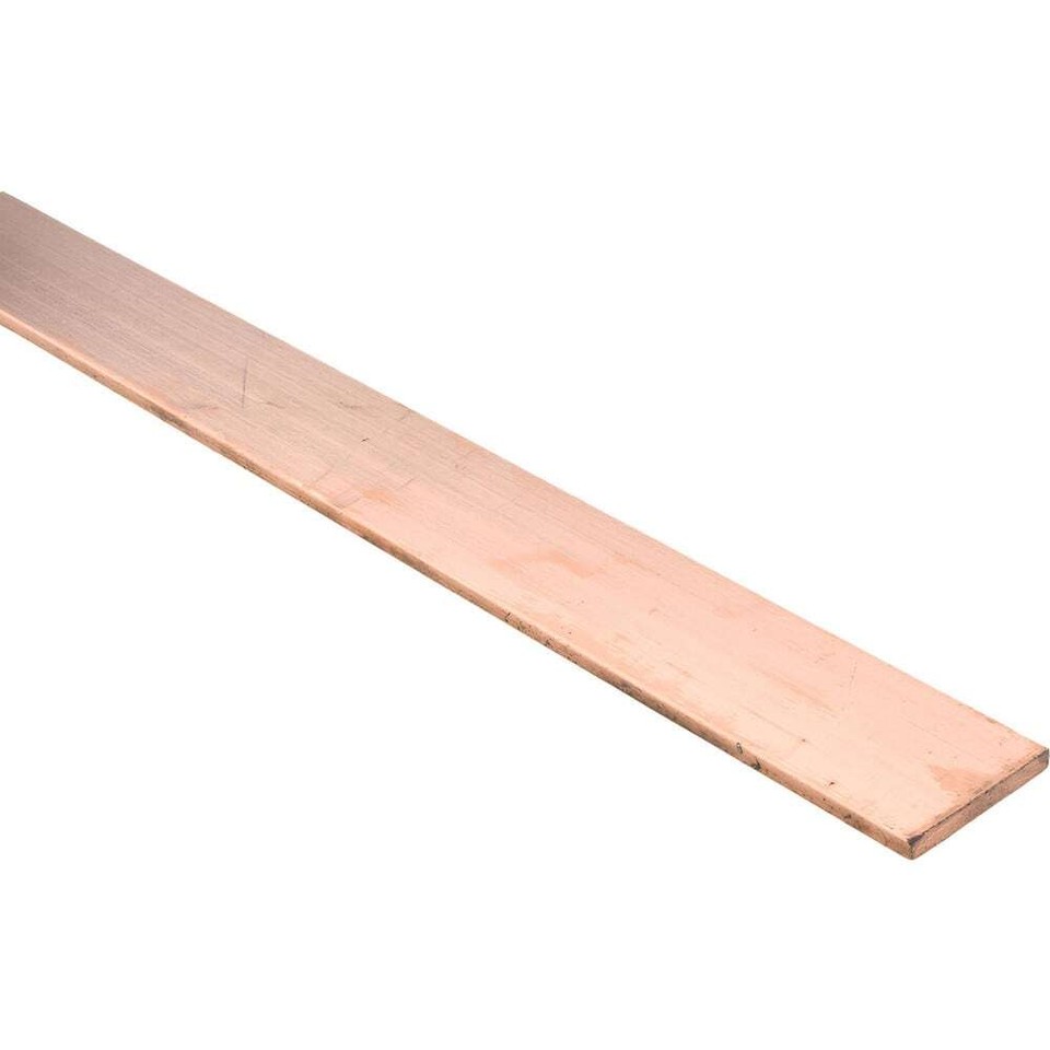 1/8 Inch Thick x 1 Inch Wide x 72 Inch Long, Copper Rectangular Bar ...