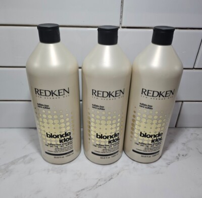 LOT OF 3 REDKEN DISCONTINUED BLONDE IDOL SHAMPOO 33.8 oz.EACH | eBay