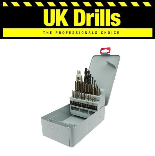 29PC METAL HAND TAP SET | FULL RANGE M3-M12 TAPS,TAP WRENCH & TAPPING ...