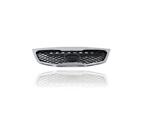 Grille for 11-13 Sorento Base/LX/EX Upper Chrome Frame Black 863502P000 ...