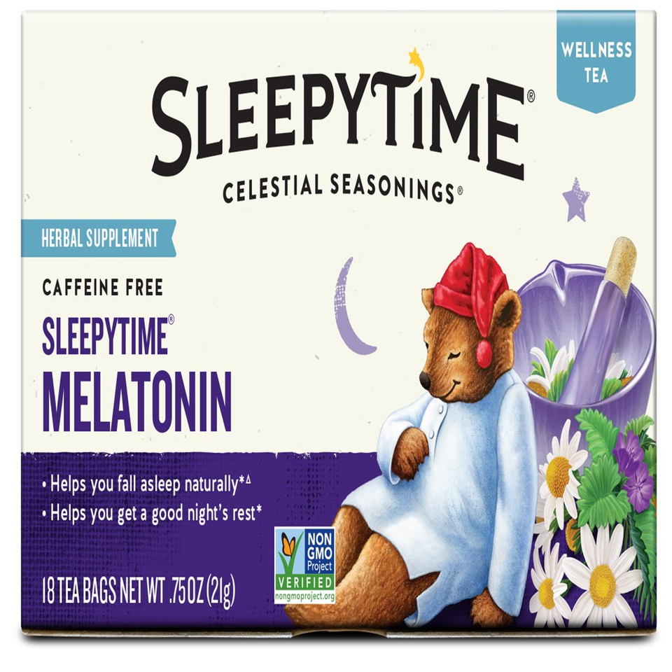 Sleepytime Melatonin, Herbal Wellness Tea Bags, 18 Count | eBay