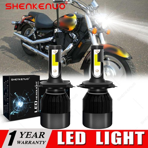 2 6000K Bright LED bulbs for Honda 2003-2007 VT1100C2 Shadow Sabre ...