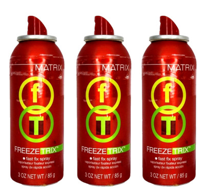 3 Matrix FREEZE TRIX FAST FIX SPRAY Adds Volume 3 oz Each (553) | eBay