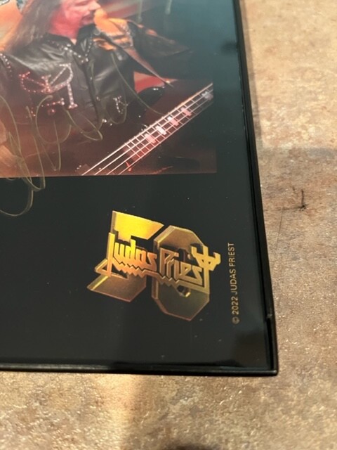Whole Band Autographed Judas Priest “50 Heavy Metal Years” Concert ...