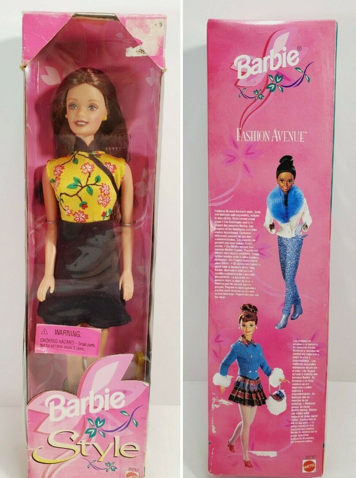 Lot Two (2) NEW 1997 & 1998 Barbie Style Dolls Mattel #18219 -20767 | eBay