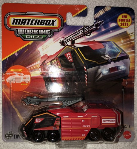 MATCHBOX WORKING RIGS MBX FLAME BLASTER FIRE DEPARTMENT WATER CANNON ...