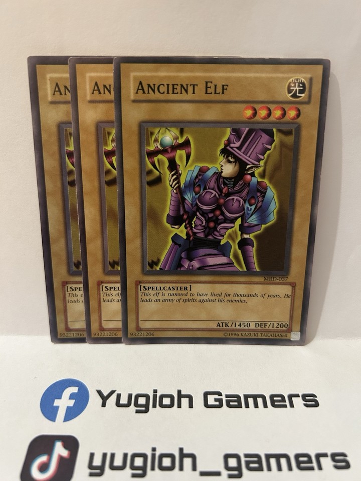 YUGIOH ANCIENT ELF X3 MRD COMMON L-PLAYED | eBay