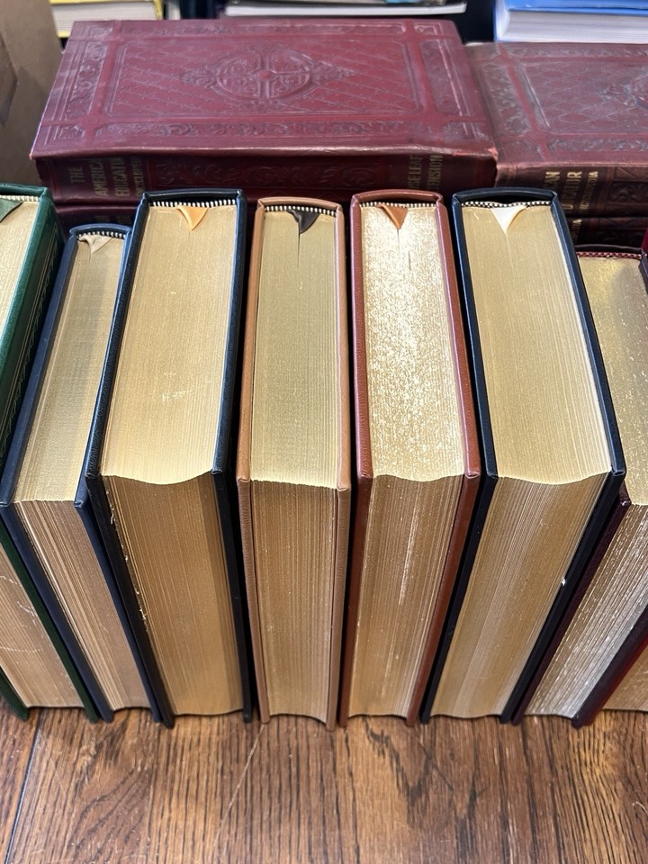 Lot of 10 Franklin Library Limited Edition Leather Books | eBay