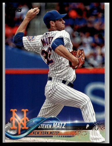 2018 Topps #221 Steven Matz New York Mets | eBay