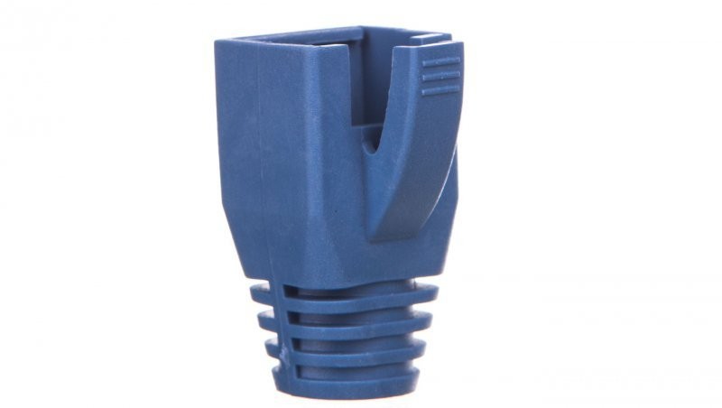 Osłonka na wtyk RJ45 niebieskia do kabli o dużej średnicy do 7,5mm X-ML ...