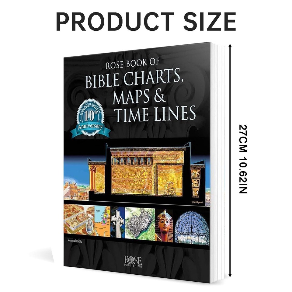 Rose Book of Bible Charts, Maps, and Time Lines: Full-Color Bible ...