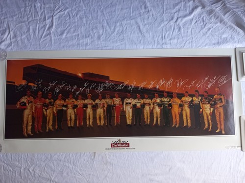 NASCAR Driver Poster The Winston Charlotte Motor Speedway May 20 1990 ...