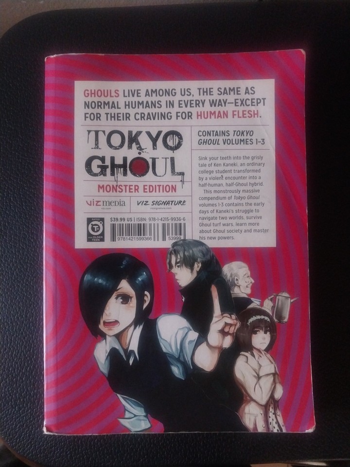 Tokyo Ghoul Monster Edition Manga Softcover Sui Ishida, English, Volumes 1-3 | eBay