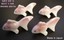 4 KOI FISH purple CHOPSTICK RESTS rest JAPAN hashioki goldfish ...