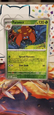 Reverse Holo Parasect 047/165 Uncommon Scarlet and Violet 151 Pokemon ...