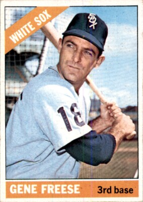 1966 Topps Baseball Gene Freese Chicago White Sox #319 | eBay