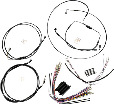 MAGNUM SHIELDING - 486001 - Control Cable Kit - XR - Black Harley ...