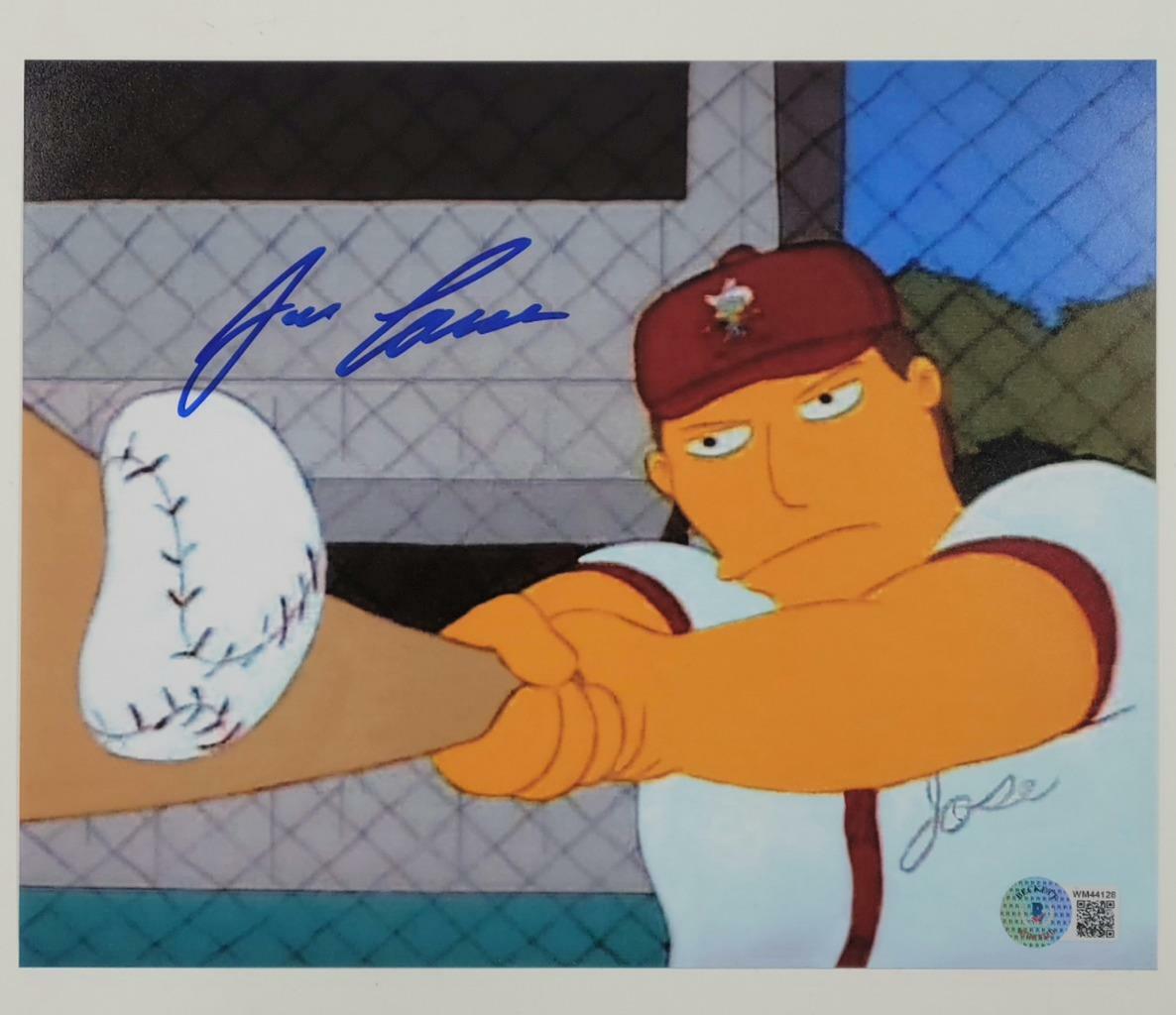 Jose Canseco signed The Simpsons 8x10 Photo #2 autograph ~ BAS Beckett ...