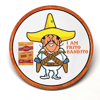 Frito Bandito Fridge Advertising Pocket Mirror Vintage Style | eBay