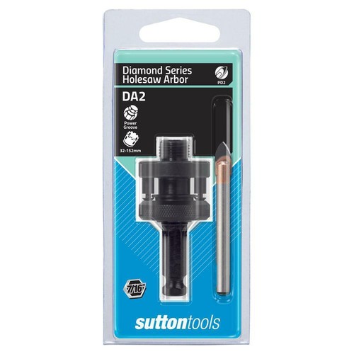 Sutton Tools Diamond Holesaw Arbor DA2 32-152mm H115DA02 used once ...