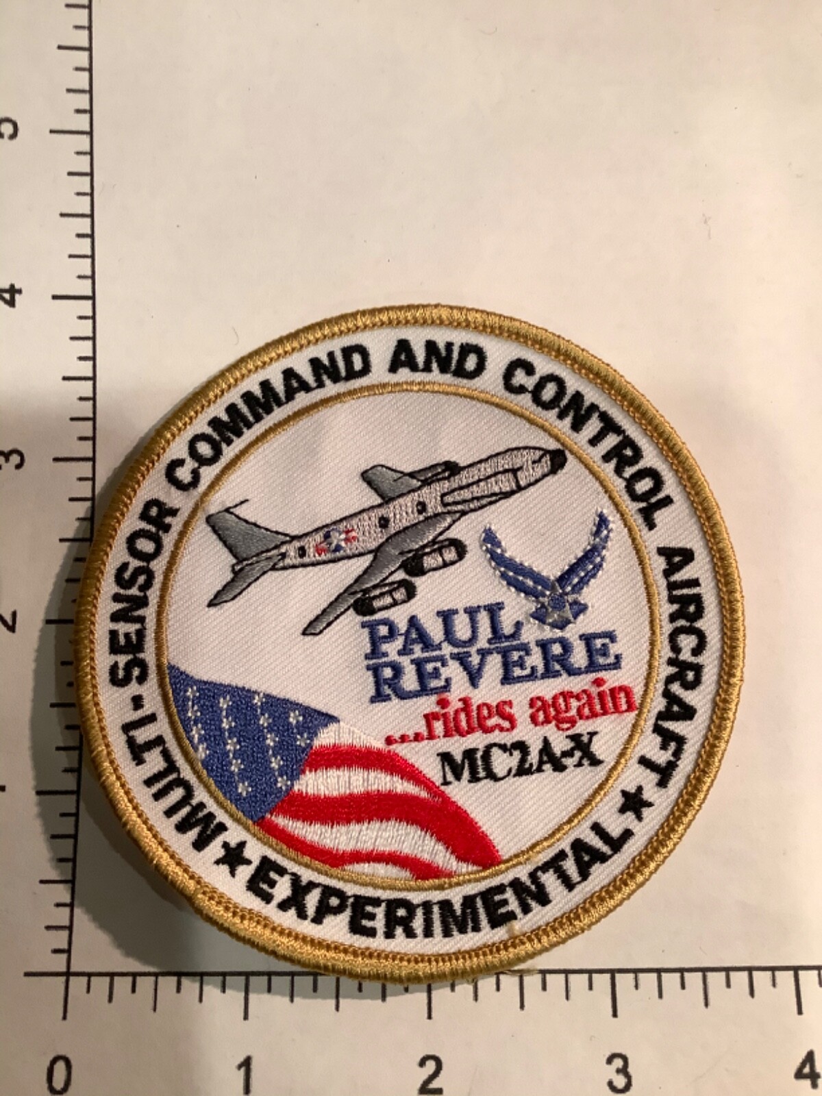 U.S.A.F. CENSOR COMMAND AND CONTROL EXPERIMENT AIRCRAFT SQUADRON PATCH ...