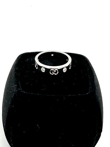 [Ebay Live] Gucci Iconic 5pc Diamond 750 White Gold Ring sz Us4.5 | eBay