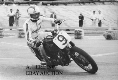 Triumph rider Gary Nixon 75 mile race at Carlsbad CA 1967 motorcycle ...
