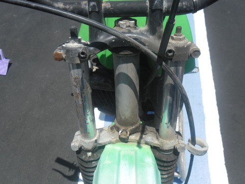 Kawasaki KX 60 KX60 Mini 1987 Triple Clamps Tree Steering Stem Bottom ...