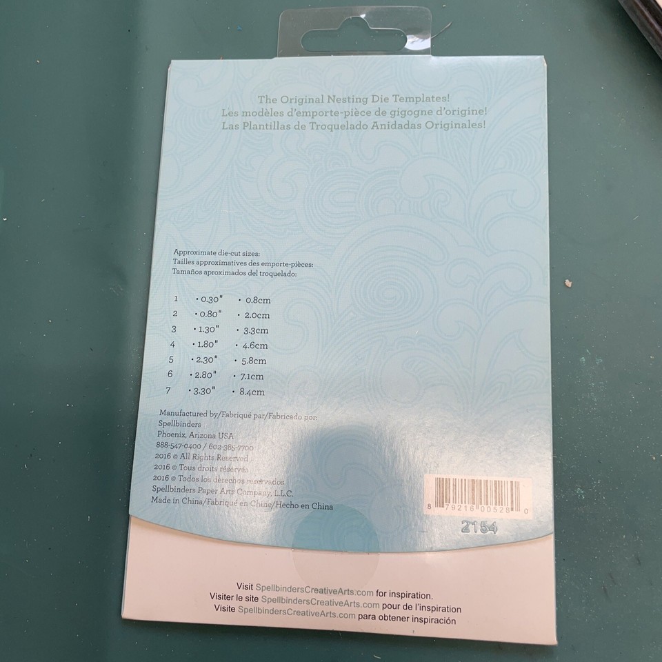 Small Classic Squares Spellbinders Nestabilities Square Die Set S4-128 ...