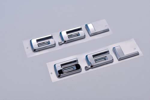 2x 6.6L L8T V8 Hood liter gas Emblem Engine Badge Chevrolet Silverado ...