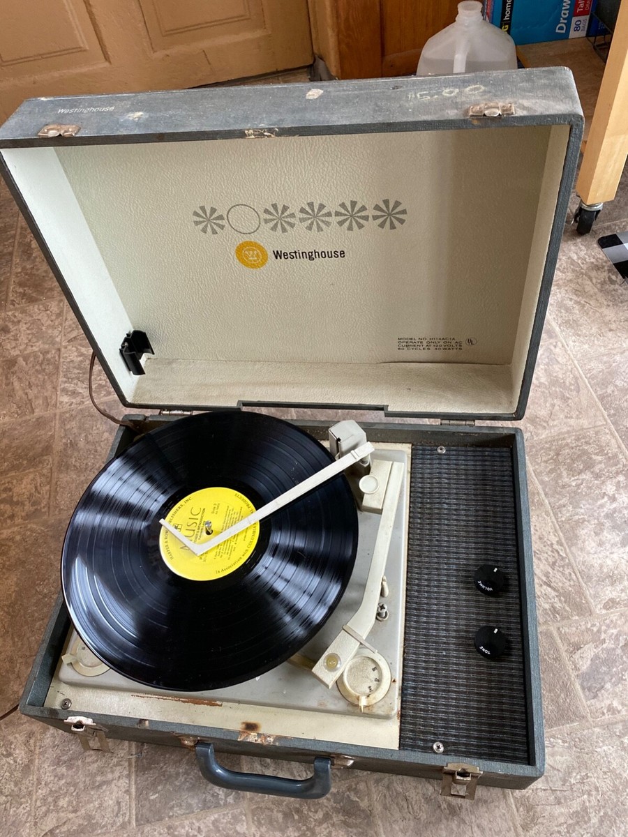 Westinghouse Record Vintage Westinghouse Stereo Portable Record Player