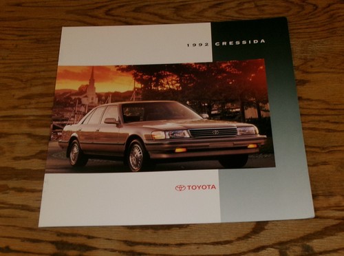 Original 1992 Toyota Cressida Deluxe Sales Brochure 92 | eBay