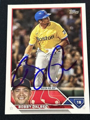 2023 Topps Series 2 Signed Bobby Dalbec #390 Red Sox Autographed Auto ...