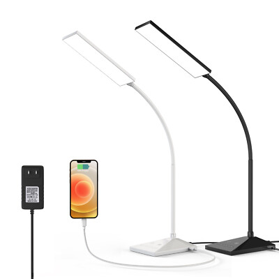 Metal Clip on LED Desk Lamp Base Lamp Table Lamp USB Charging Port ...