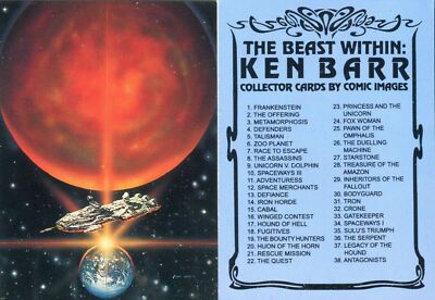 Ken Barr The Beast Within Base Card Set 90 Cards Comic Images 1994 | eBay
