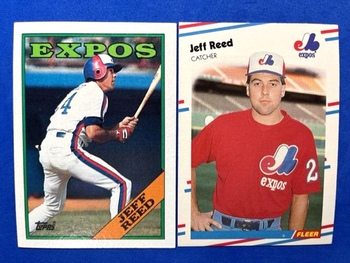 MLB - Jeff Reed 1988 Topps & 1988 Fleer Baseball - Expos | eBay