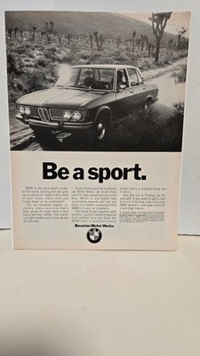 1970 BMW 2800 10X8 - PRINT AD. BE A SPORT. ORIGINAL AD. o | eBay