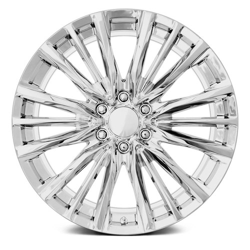 Factory Reproductions FR 205 Wheels 24x10 (28, 6x139.7) Chrome Rims Set ...
