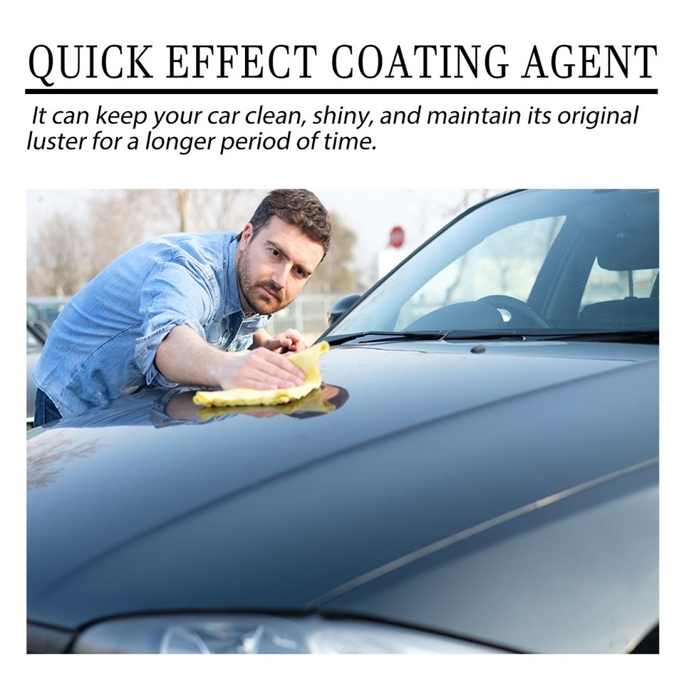 3 IN 1 Car Coating Spray Quick Polish Minor Scratch Repair Paint ...