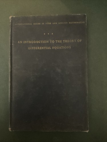 Leighton engineering book An Intro.Theory Of Differential Equations25 ...