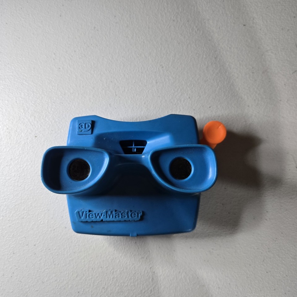 Vintage 3D View-Master ViewMaster Blue/ Orange includes 9 slides Works. | eBay