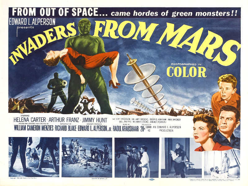 Invaders From Mars 1953 Poster