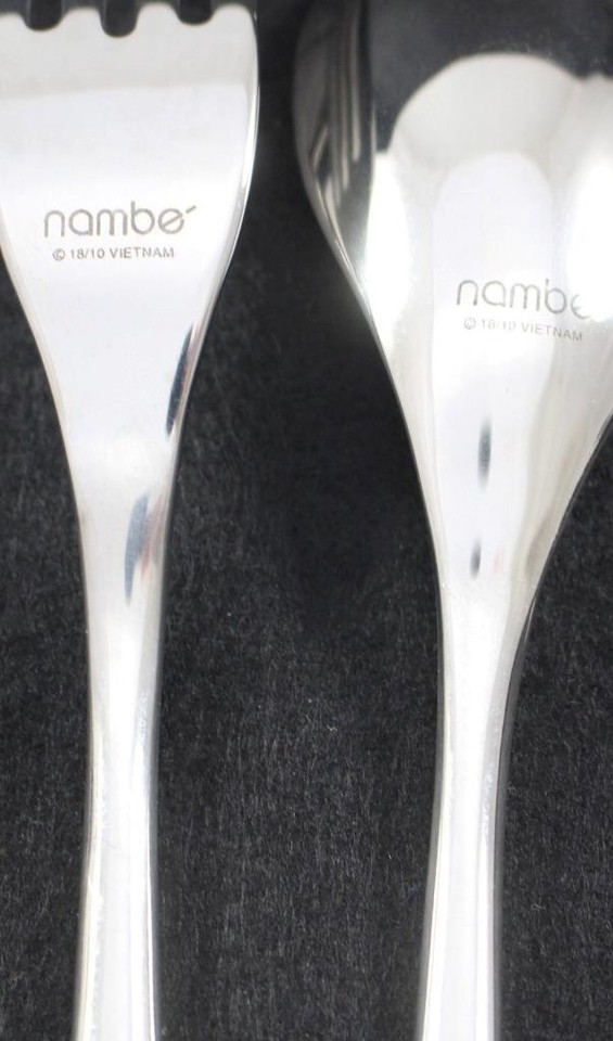Nambe BEND 5-Piece Place Setting (Flatware) Stainless GREAT CONDITION ...