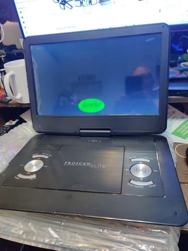 Proscan Elite 13.3" Portable CD/DVD Player w/ SD card slot & 3.5mm ...