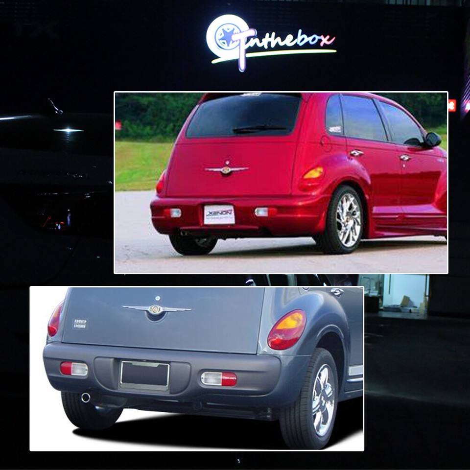 2pcs Rear Bumper Reflector Backup Light Housings For 2001-05 Chrysler ...