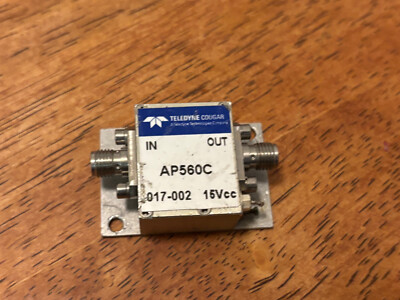 Teledyne Cougar Amplifier ap560c 15vcc Cascadable Amplifier | eBay